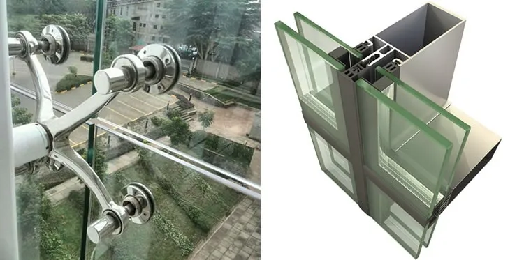 Stronger Frameless Glass Facade - Buy Aluminium Glass Facade,Building ...