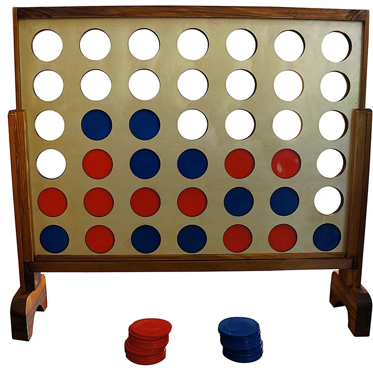 Four Connect In A Row Board Game With Carrying Case - Buy Four Connect ...