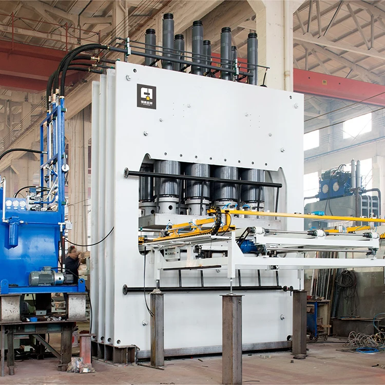 1600t 4x8 Laminating Hot Press For Particle Board / Short Cycle ...