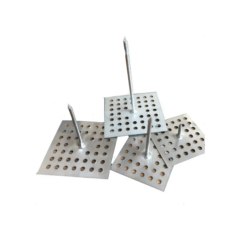 Perforated Base Metal Insulation Hangers With Dome Caps For Air System ...