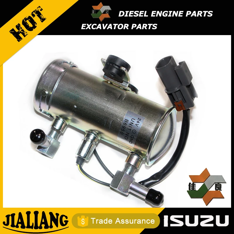 Isuzu Diesel Engine 12v 24v Electric Fuel Transfer Pump For 4hk1 6hk1 ...