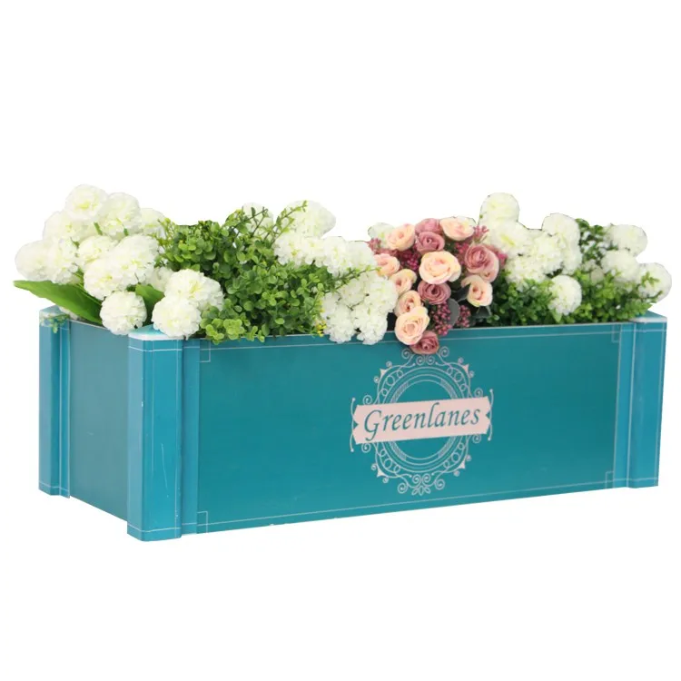 Rectangular Plastic Flower Planter Box Decoration Outdoor Flower Pots ...