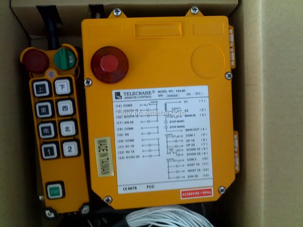 Sans fil grue industrielle télécommande pour pont roulant ...