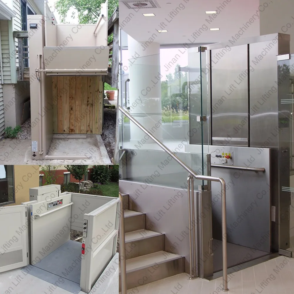 3.5m Hydraulic Man Indoor Disabled Elevator Lift For Home - Buy ...