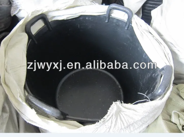 High Quality Giant Rubber Bucket Basket with Four Handles