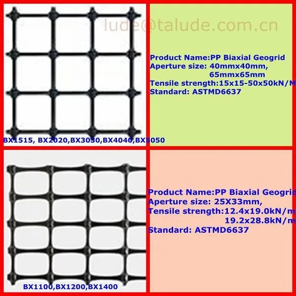 Biaxial Geogrid 2020 3030 4040 Bx1100,Bx1200,Con Certificado Ce - Buy ...