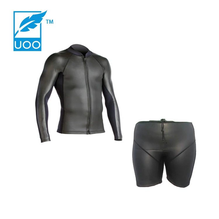 Men Body Warmer Smooth Skin Neoprene Wetsuit Top With Zip - Buy Smooth ...
