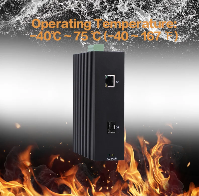 2 Port Ethernet Hub Din Rail Support 24v Ethernet Switch - Buy Din Rail ...