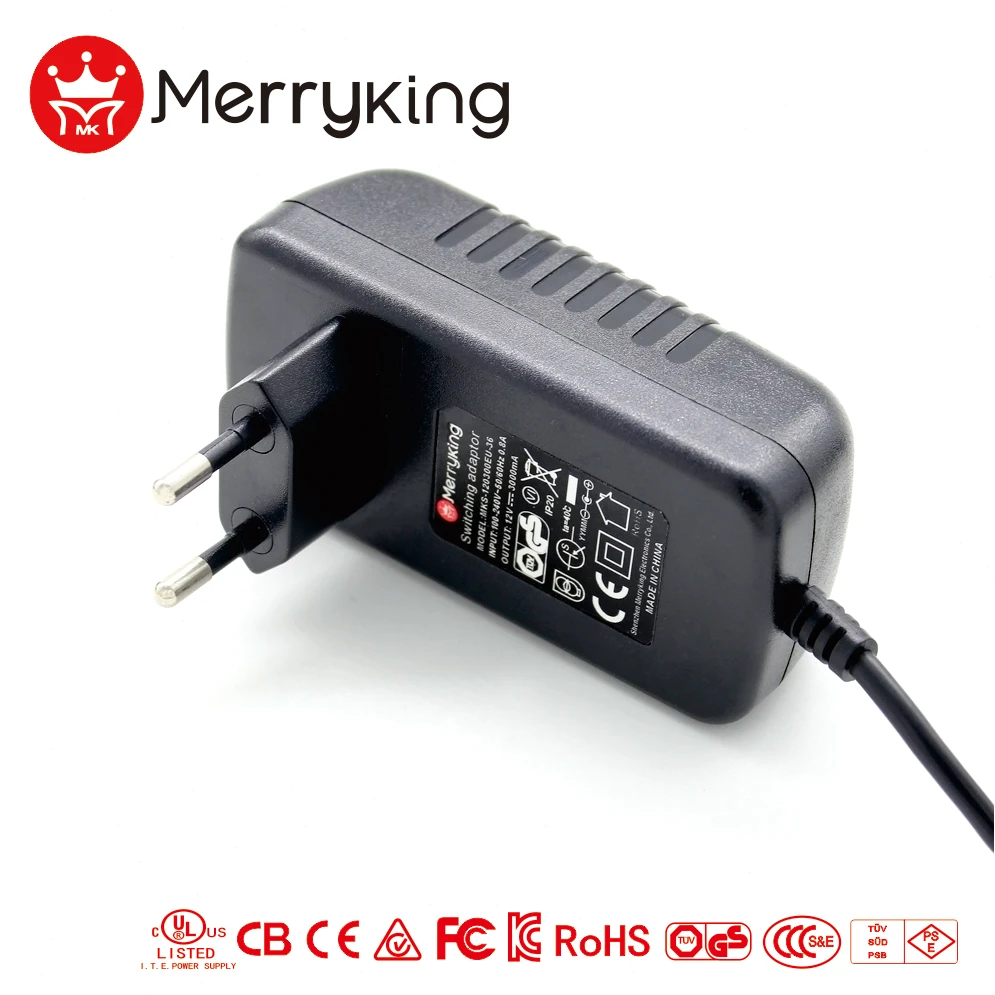 Iec 60601 Certified Switching Ac Dc Adapter 220v To 12volt 12v 3000ma ...