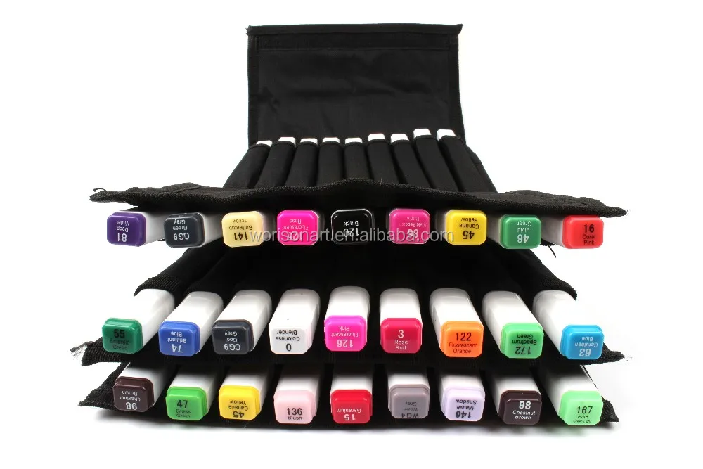 36pcs Nylon Marker Bag Sketch Marker Holder Case For Marker Pen - Buy ...