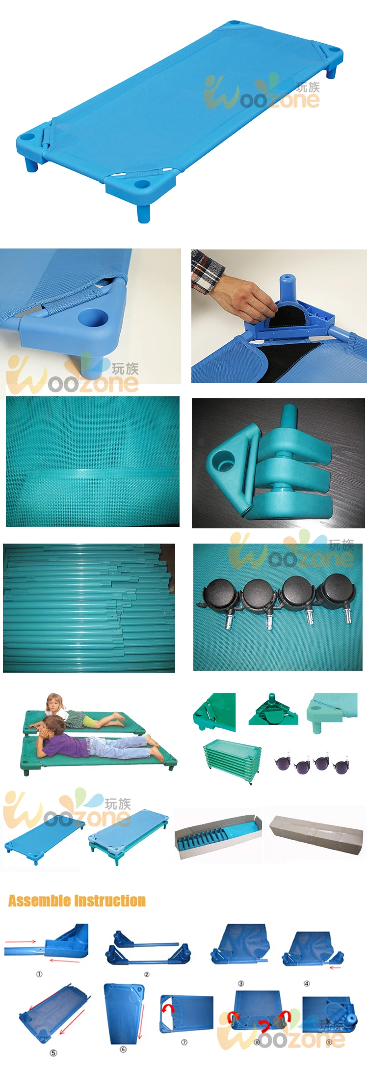 Daycare Nap Cots/sleeping Cots Preschool Mesh Fabric Cot Bed - Buy Cot ...