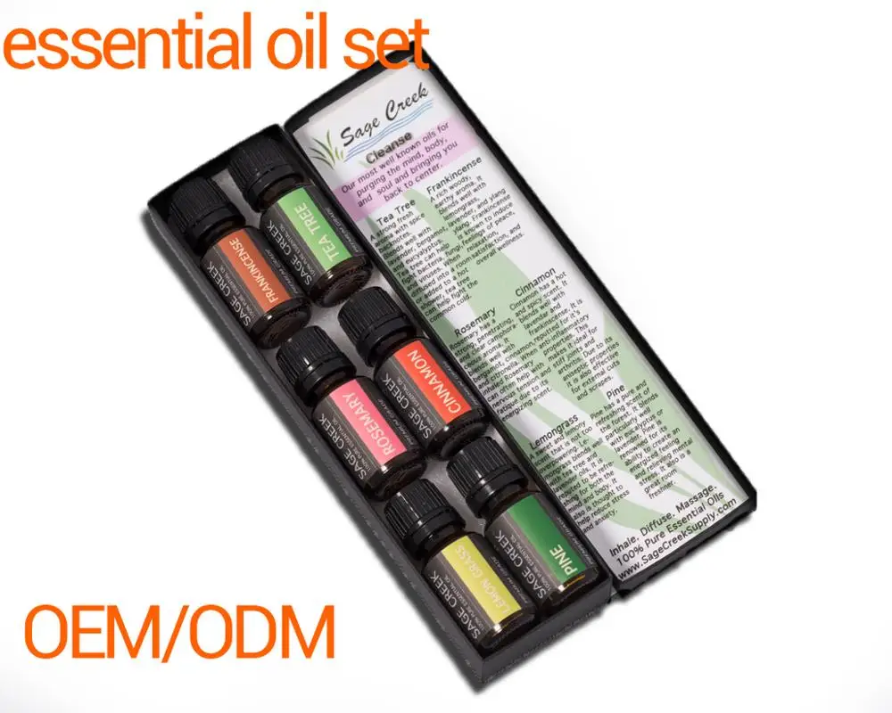 Oem/odm Small Size Package Gift Organic Essential Oil Set With Low Moq ...