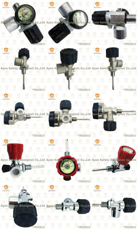 Scba Spare Parts,Cylinder Mouth With Gauge And Self Lock - Buy Air ...