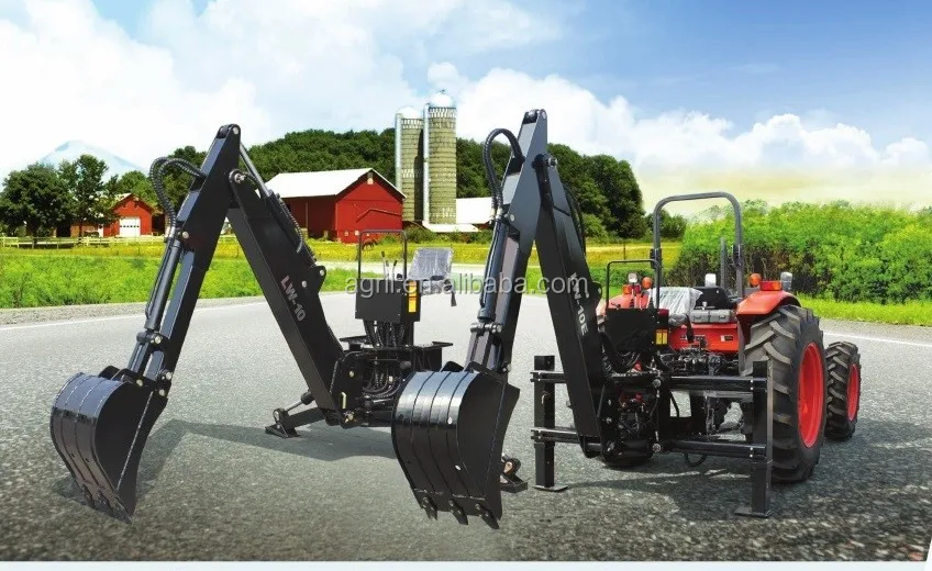 New Design Hydraulic Operating Good Quality Tractor Use Back Hoe Digger ...