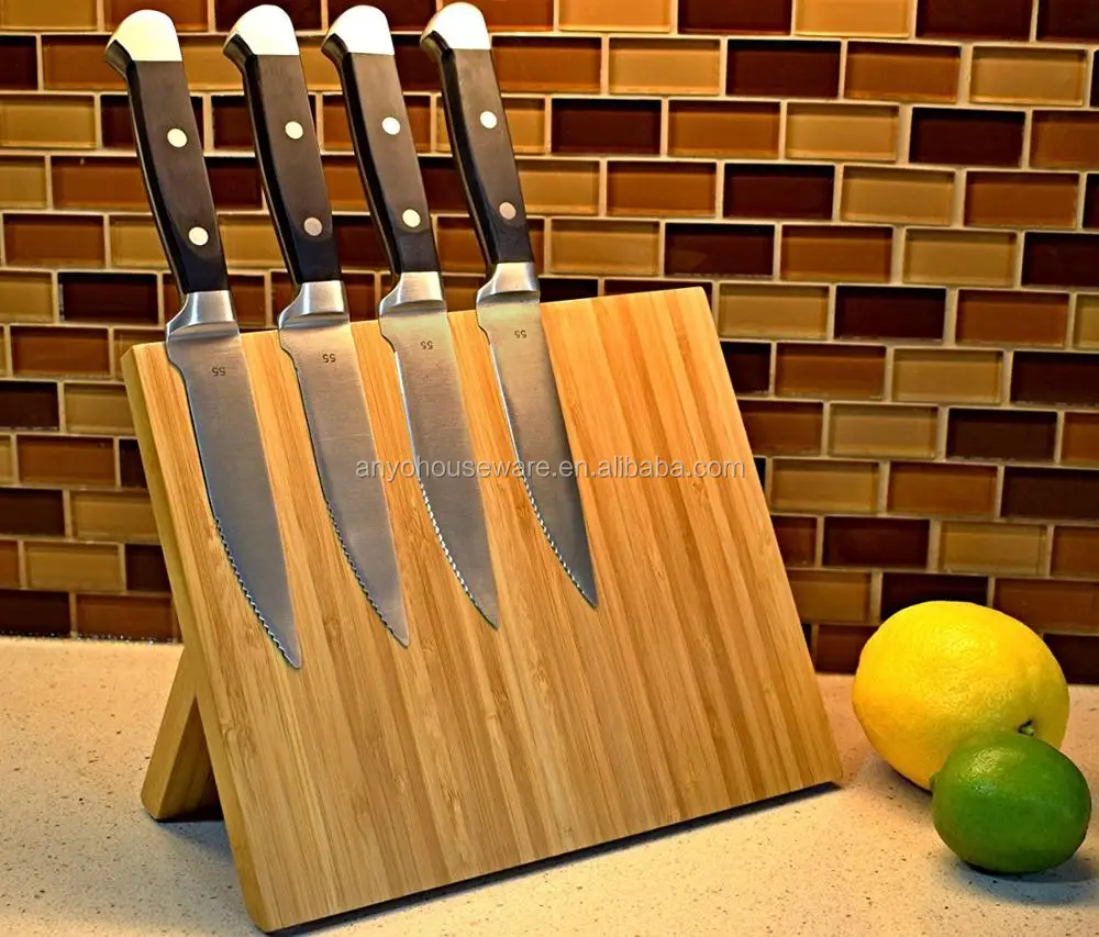 Wholesale Bamboo Magnetic Kitchen Knife Holder - Sustainable & Durable