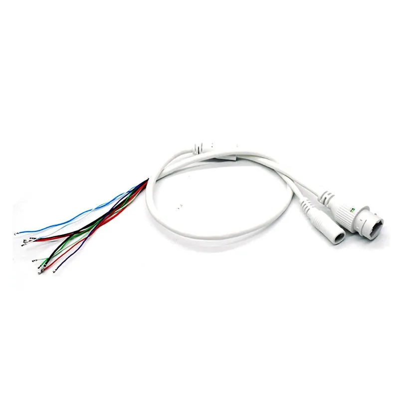 CCTV Network Cable RJ45+DC Waterproof Connector for IP Camera Module ...