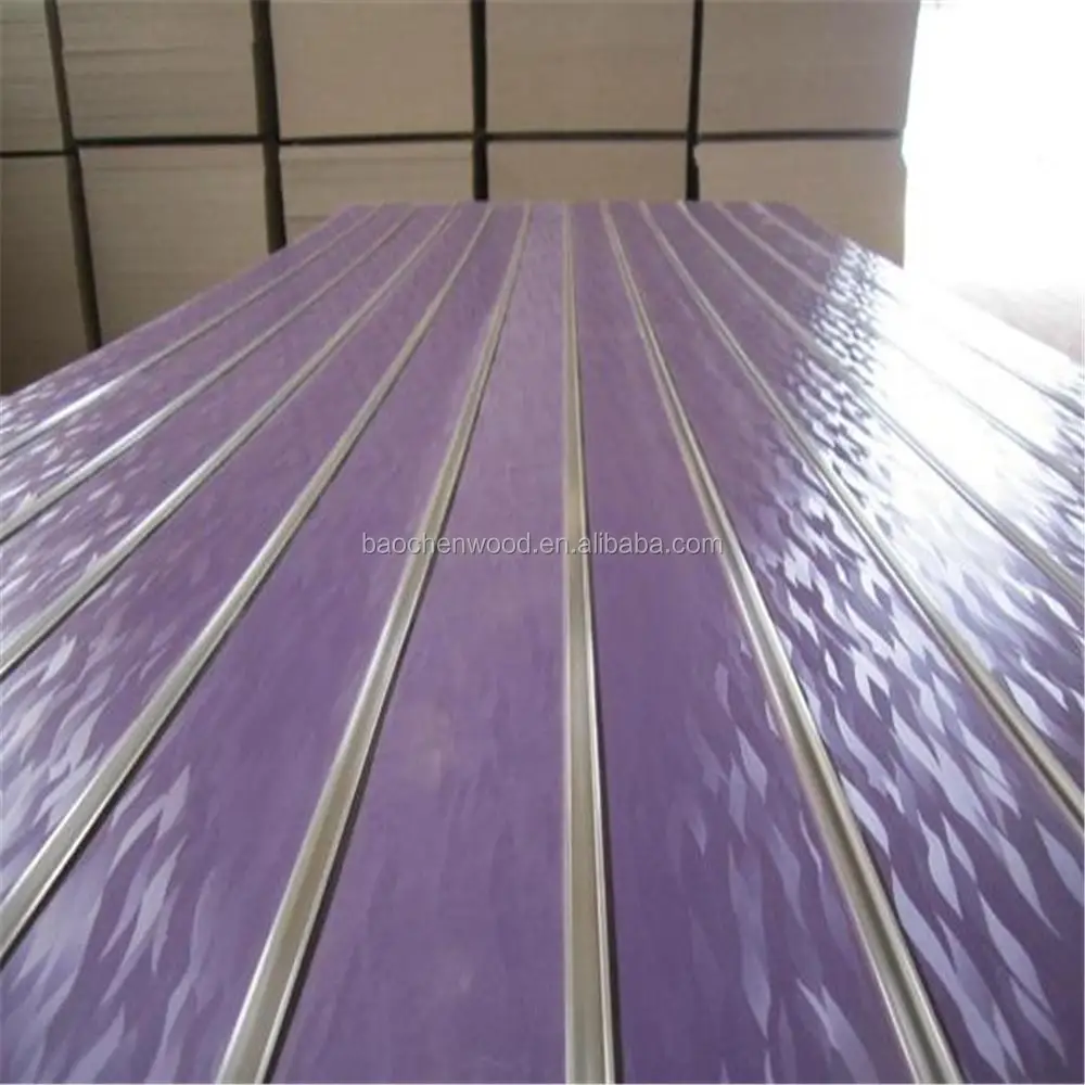 Slotted Mdf As Interior Display Panel /linyi Display Mdf With Grooves ...