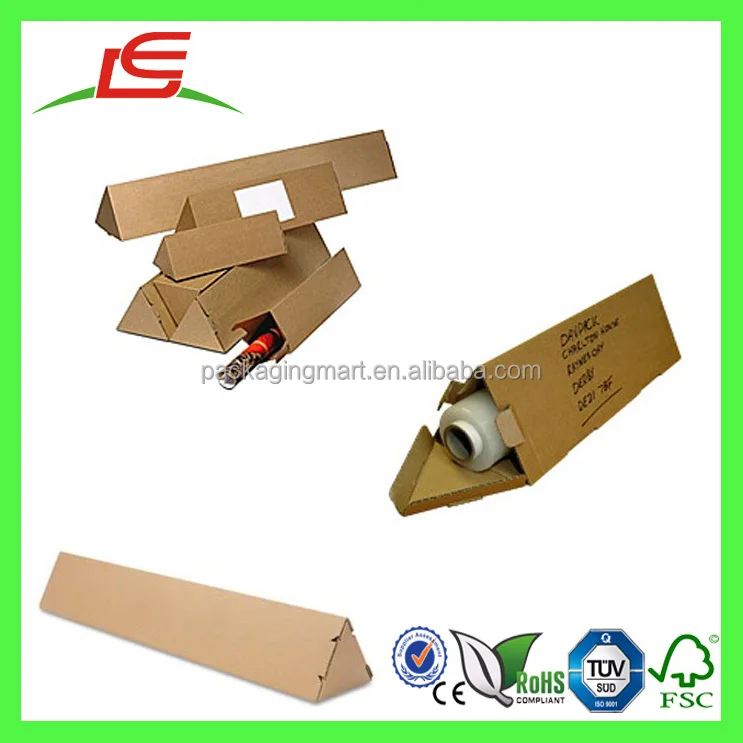 Q1494 Wholesale Eco-friendly Corrugated Recyclable Mailing Triangular ...