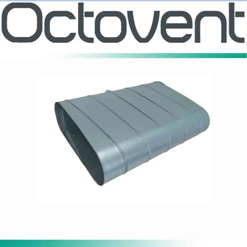 Galvanized Steel Flat Oval Ventilation Duct/ Oval Duct/air Duct Fittings - Buy Galvanized Steel ...
