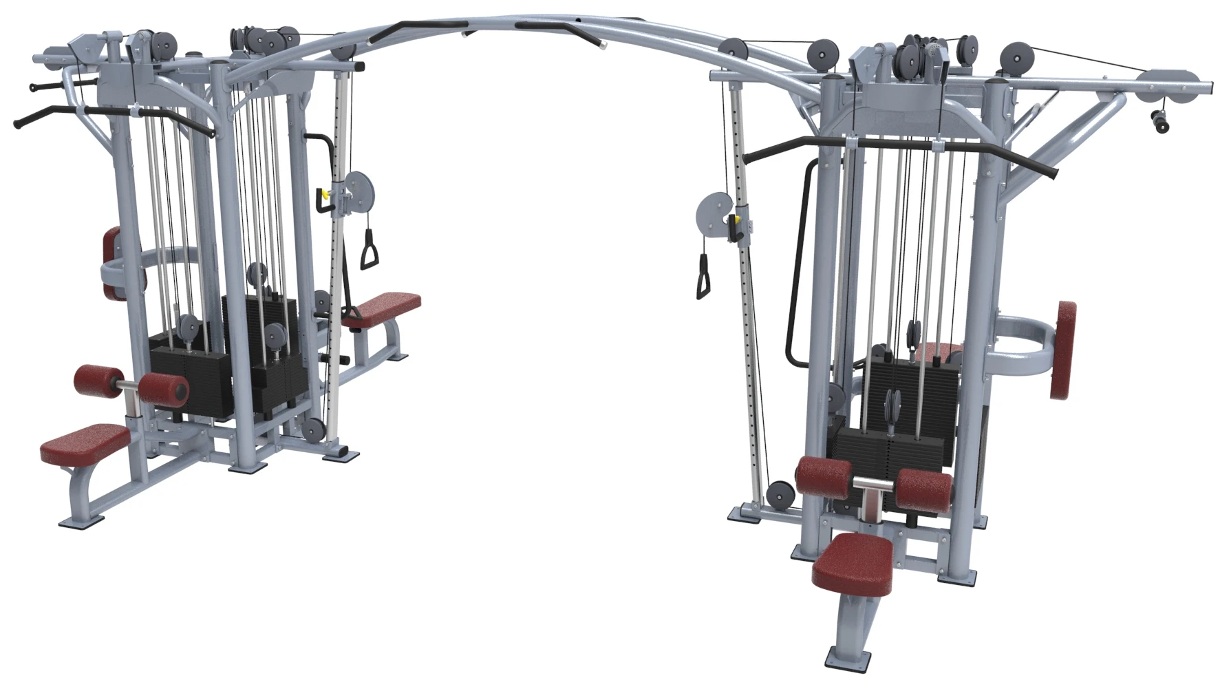 Multi Function 5 Station Gym Machine Tz-4009 Multi Jungle Station Gym ...