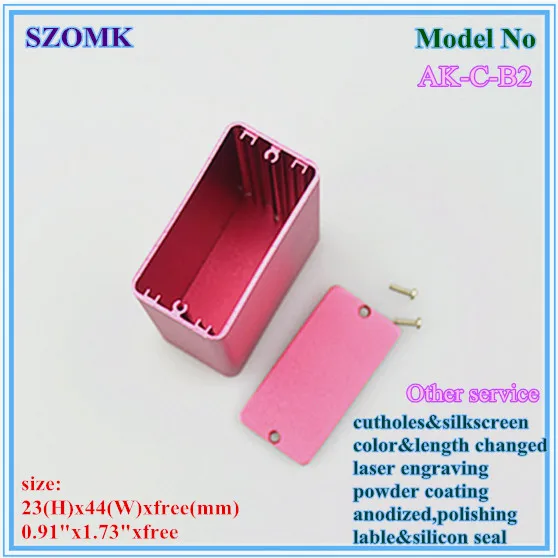 Fashion Pink Anodizing Aluminium Box Enclosure - Buy Aluminum Box ...