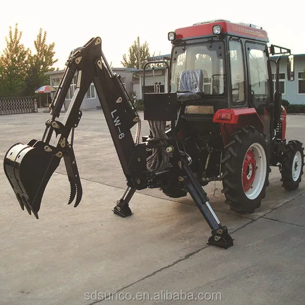 Yto Tractor Rear Mounted 3 Point Backhoe With Auger - Buy Backhoe ...