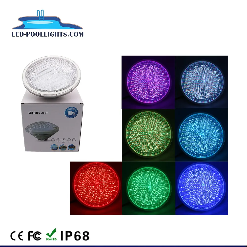300w Replacement Ip68 Rgb 12v Underwater Light 316ss Par56 Led Pool Light With 2 Years Warranty ...