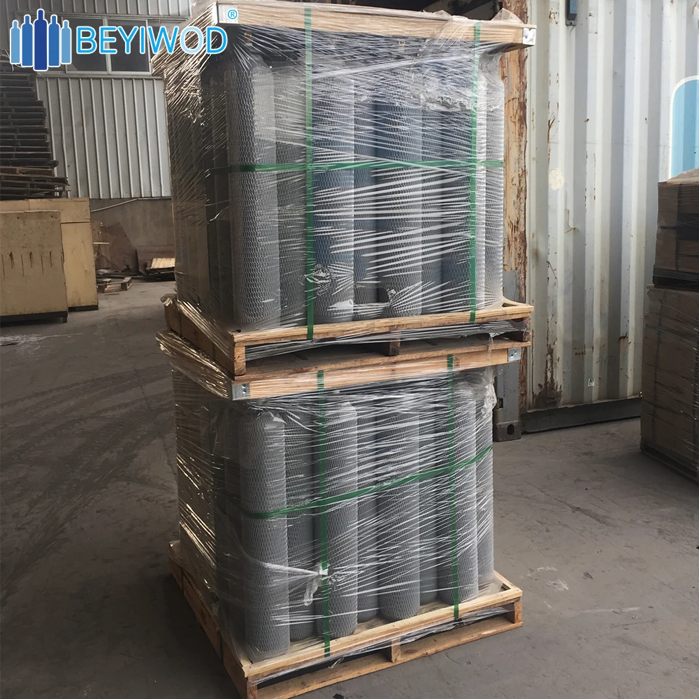 CE TUV Approved 8kg 10kg Steel Argon Cylinder for Europe