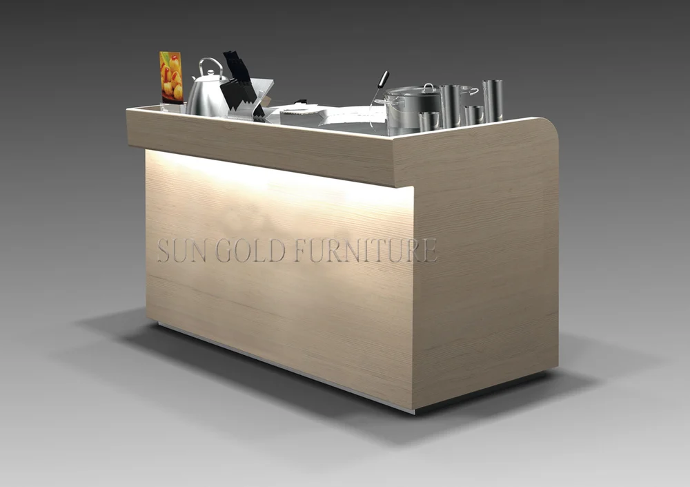 2015 New Fashion Mdf Melamine Cashier Table/counter Table/reception ...