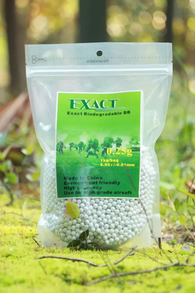 Exact Bb Pellet 6mm Bb Gun Biodegradable Bullet Bio 25g - Buy Bb Gun ...