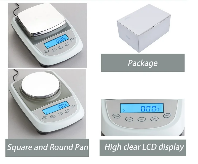 300g 0.1g Digital Precision Scale Ac Dc Electronic Balance Weighing ...