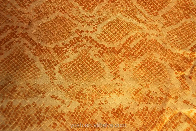 Fashionable Printing Imitation Snake Skin Synthetic Leather - Buy ...