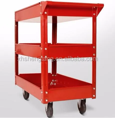 2 Tier Plastic Service Cart Sc1240p - Buy Plastic Service Cart,2 Tier ...