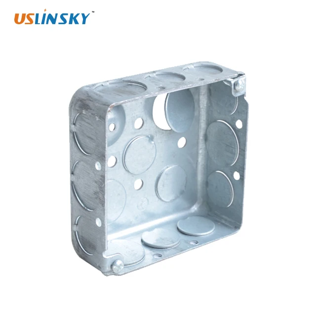 Shanghai Linsky Electrical 4x4 Metallic 2-1/8 Deep Electrical Junction ...