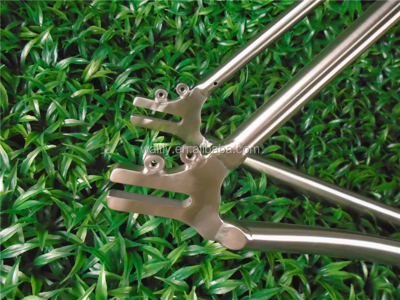 Simple Design Titanium Fixed Gear Frame With Rack And Fender Mounts ...