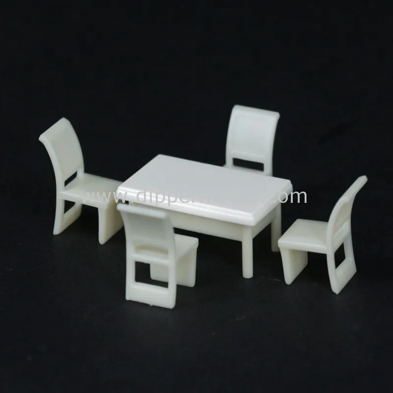 1:50 1:75 1:100 1:150 Scale Mini Plastic Model Dining/meeting ...