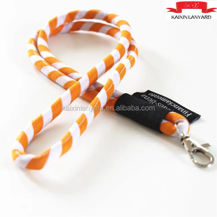2018 Rope ID Badge Holder - Custom Round Nylon Lanyards
