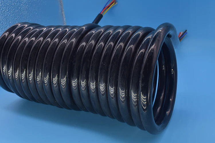 High Flexible Hot Selling 7 Core Trailer Tractor Car Coiled Cable Car ...