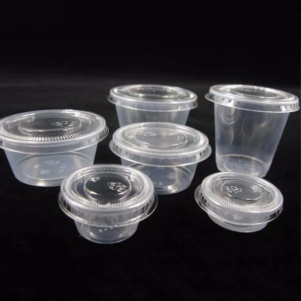 0.75oz 1oz 1.5oz 2oz 2.5oz 3.25oz 4oz 5.5oz Pp Plastic Disposable Clear ...
