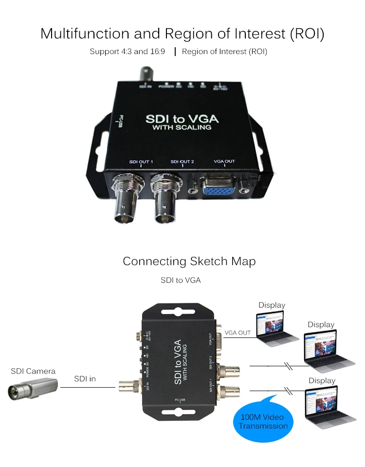 Wholesale 3g-sdi To Vga Converter Aspect Ratio Ip Video Converter Up ...