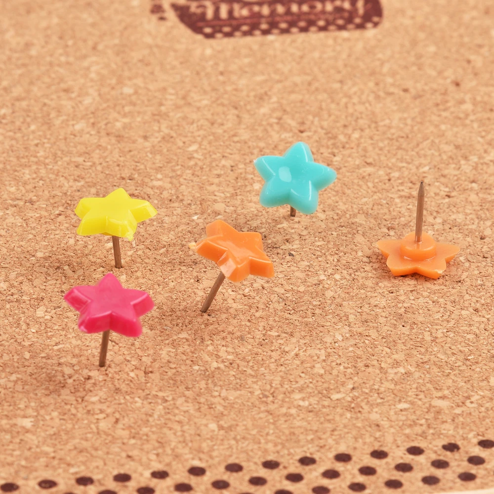 Factory Supply Colored Star Head Push Pin Thumbtack Lovely Push Pin ...