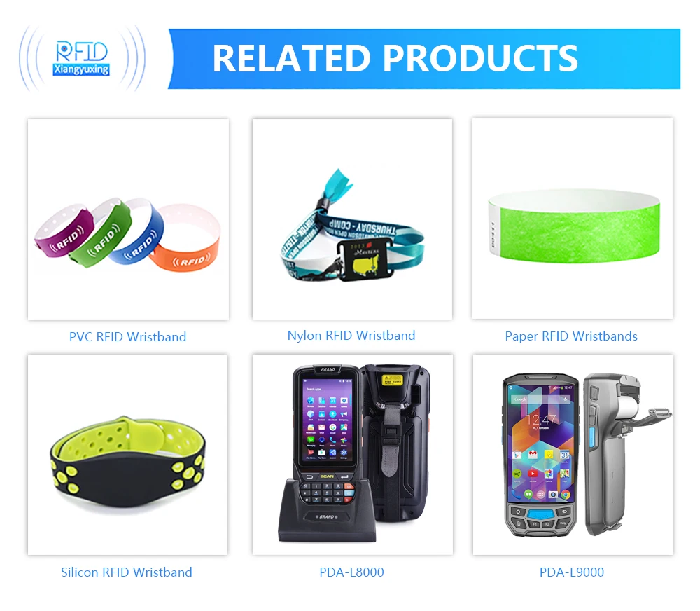 Factory Price Rfid Tags Wristband Disposable Rfid Wristband With A Pvc ...
