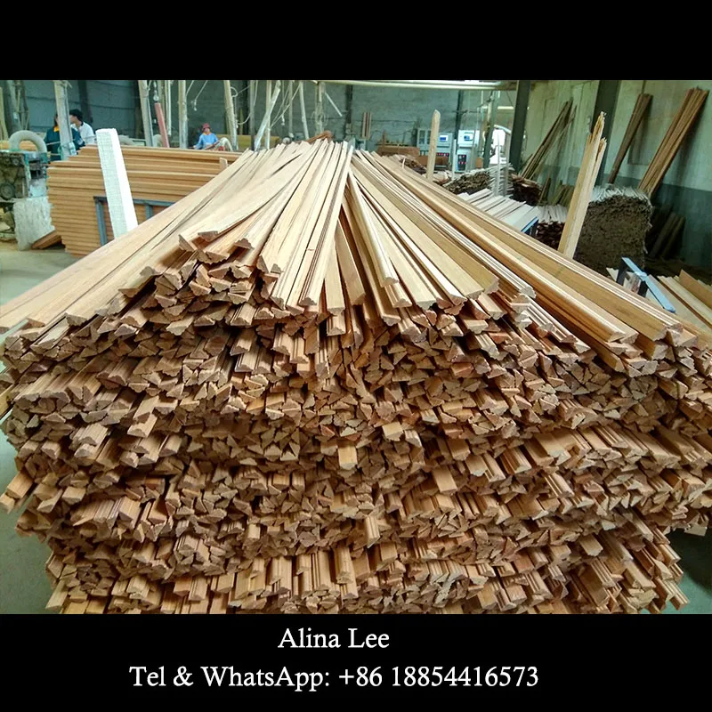 Recon Teak Wood Beading Molding Wood Strips - 11mm X 2200mm