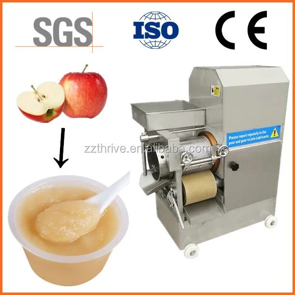 Pear apple Puree Machine for Extraction Fruit/vegetable Collect Filling ...