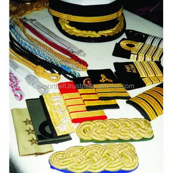 Uniform Accessories For Military And Armed Forces - Hand Embroidered ...