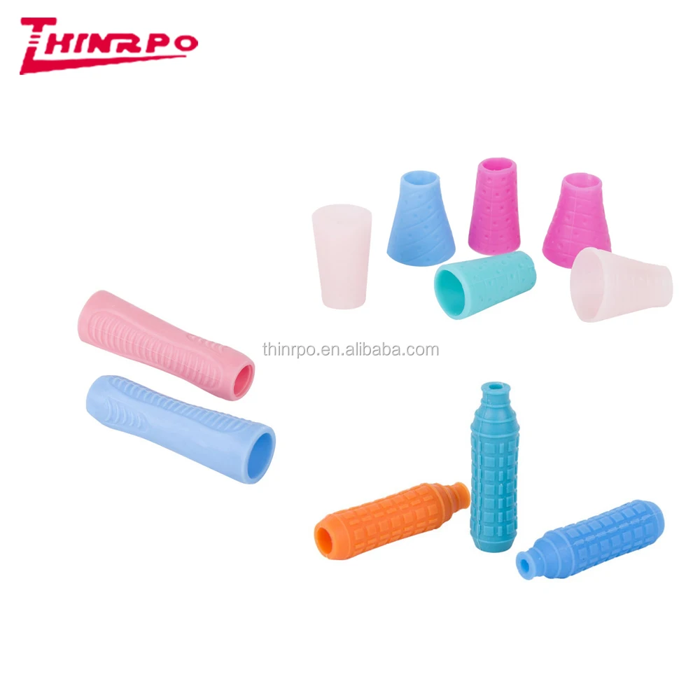 Custom Hot Selling Silicone Rubber Pen Holder Posture Corrector Pencil ...