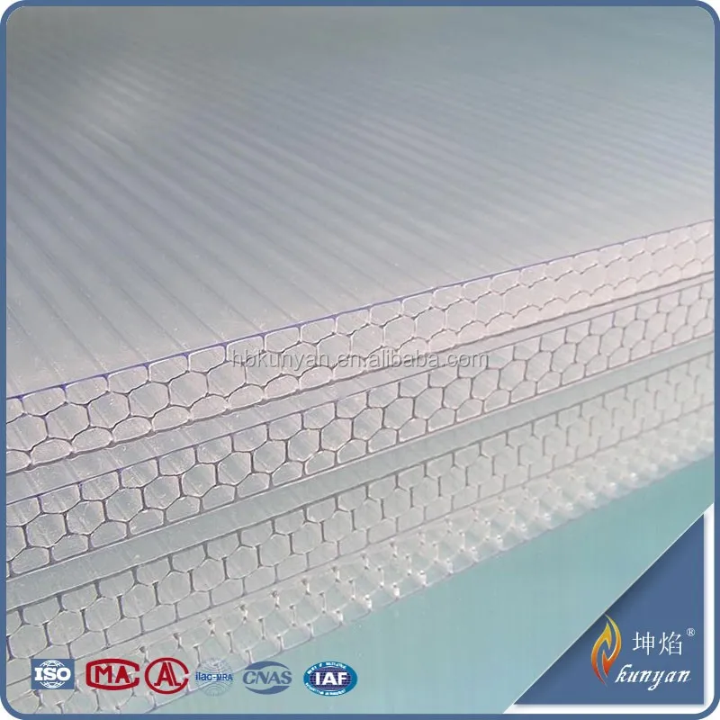 10mm Thick Polycarbonate Plastic Honeycomb Sheet - Buy Plastic ...