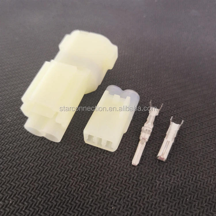 Car 6187-2801 2 Pin 2.2mm Male Auto Motorcycle Electronic Wiring ...