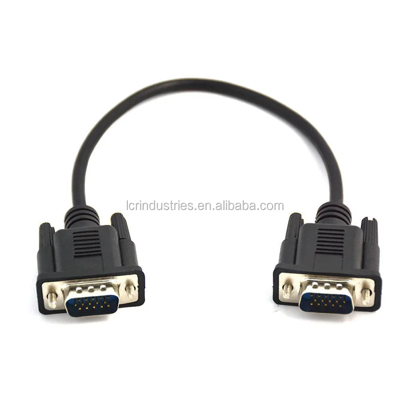 DB15 Male to DB9 Female RS232 Serial Cable for Projectors & Computers ...