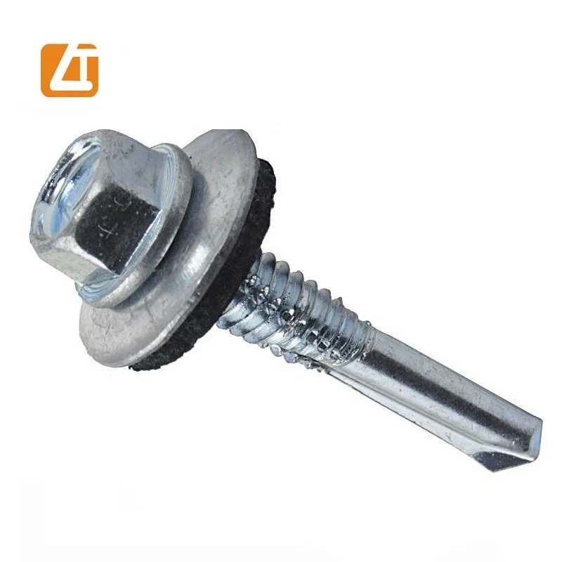March Expo Building Roofing Tek Screws With Rubber Washers Tornillos Hexagonal Hex Head Self ...